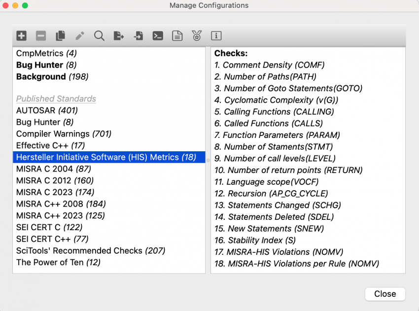 Hersteller Initiative Software (HIS) Metrics - SciTools Blog